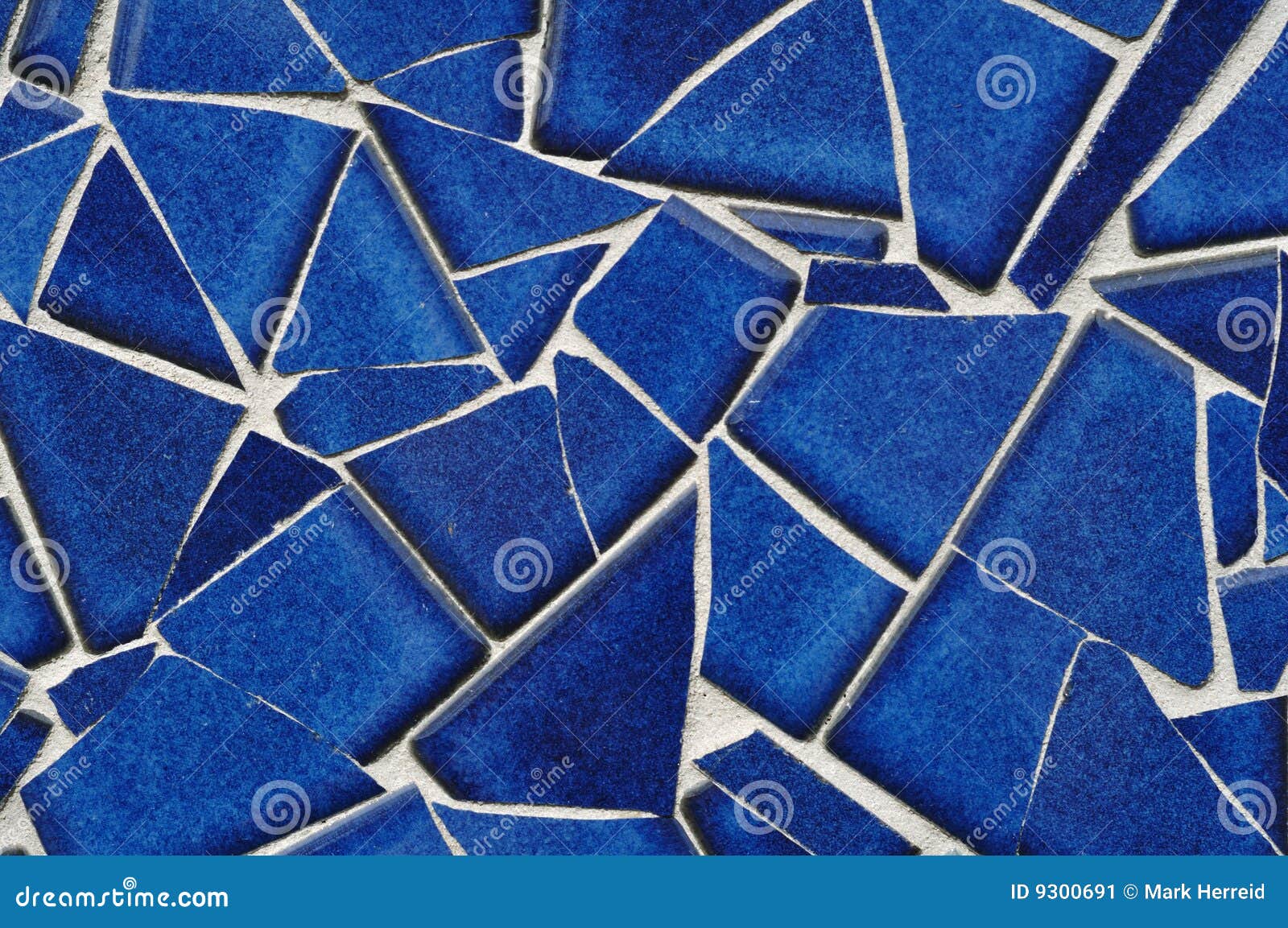Mosaico azul del azulejo imagen de archivo. Imagen de lechada - 9300691