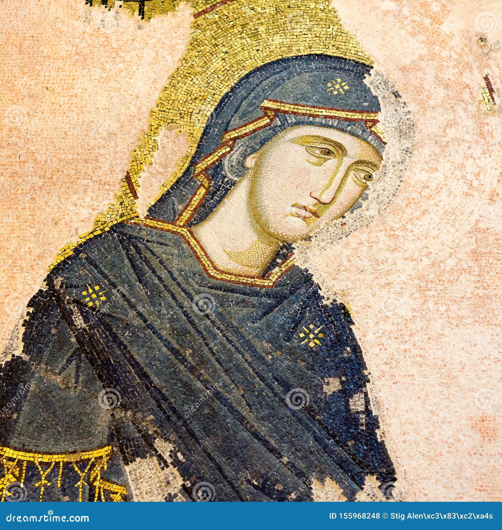 Mosaico de la Virgen Maria foto de archivo editorial. Imagen de mosaico ...