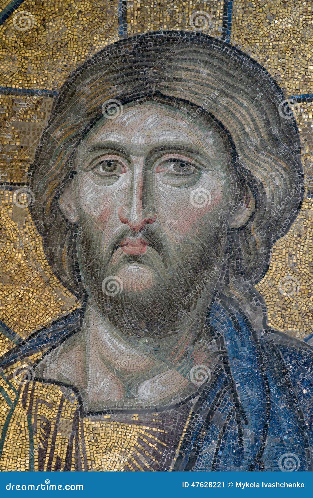 Mosaico Del _Istanbul De Jesus Christ Imagen de archivo - Imagen de ...