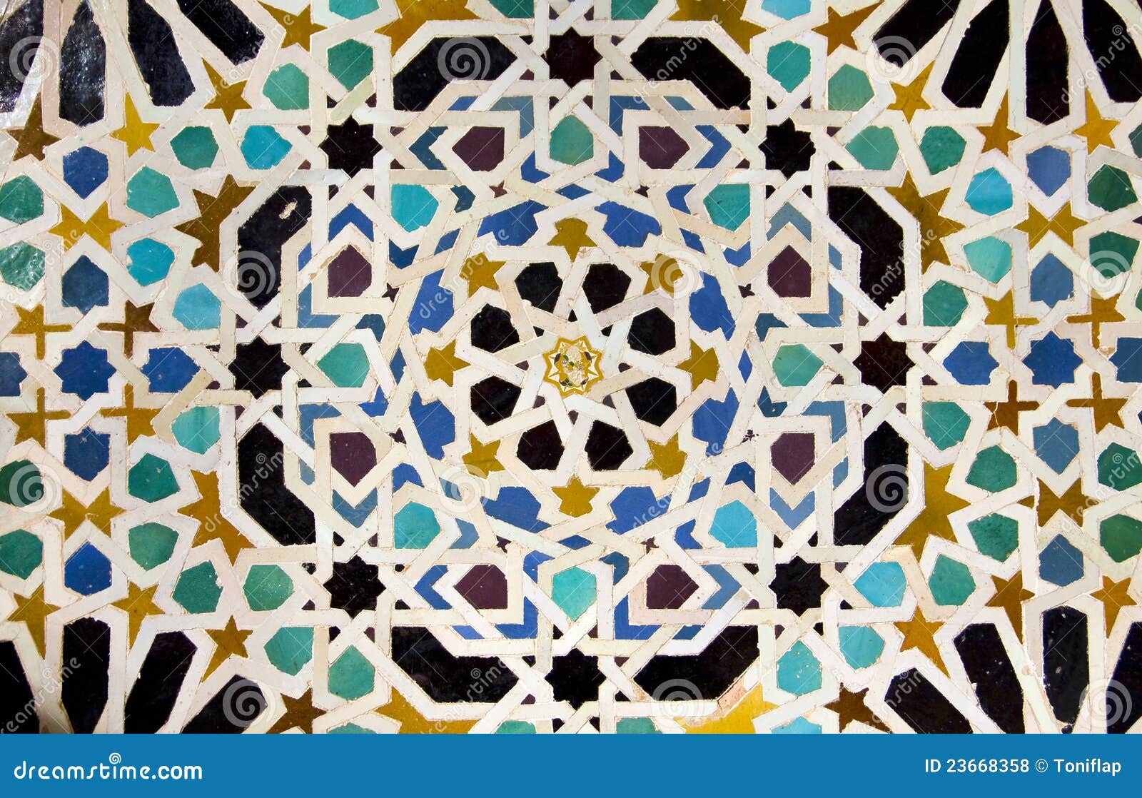 Mosaico Del Patio De Machuca Foto de archivo - Imagen de interior ...