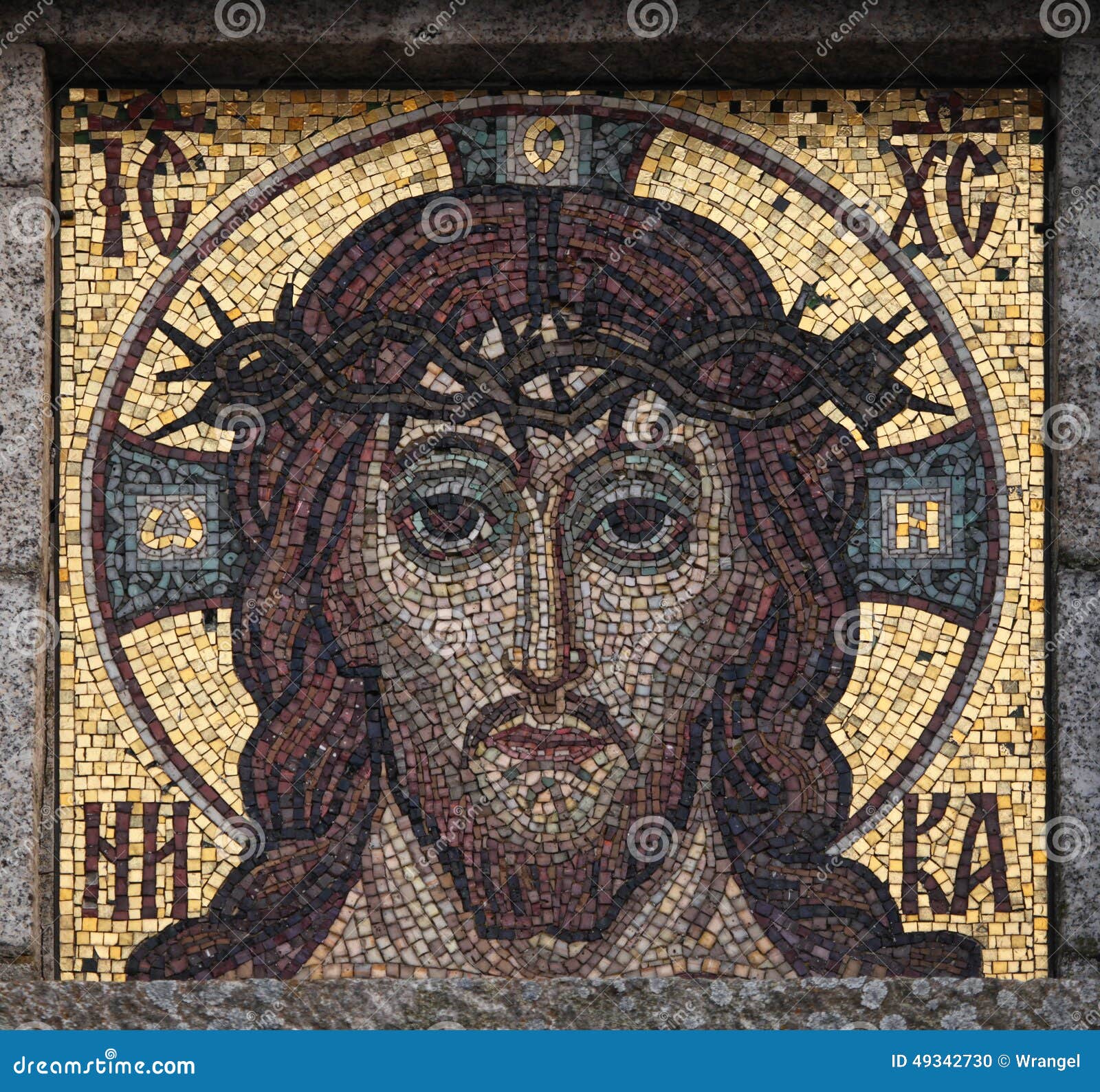 Mosaico do Jesus Cristo foto de stock. Imagem de visual - 49342730