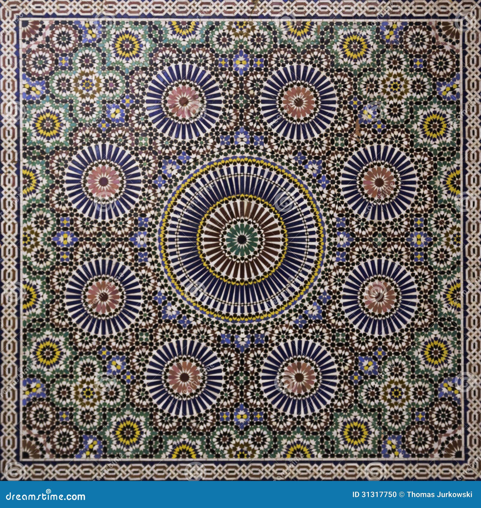 Mosaïque Marocaine Photo stock - Image: 31317750