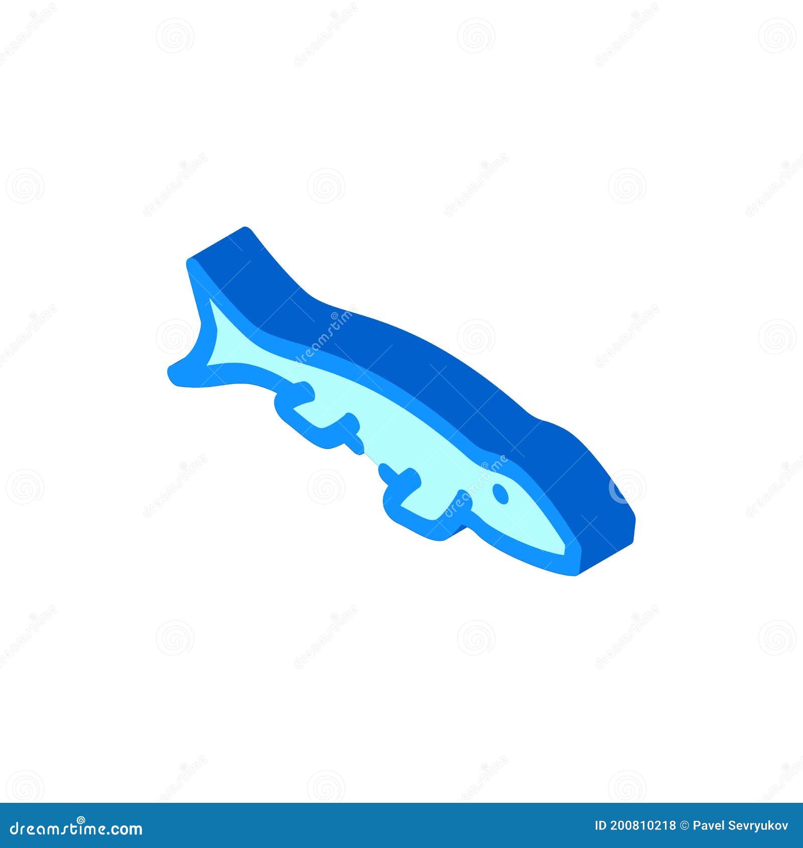 Mosasaurus Dinosaur Isometric Icon Vector Illustration Sign Stock ...