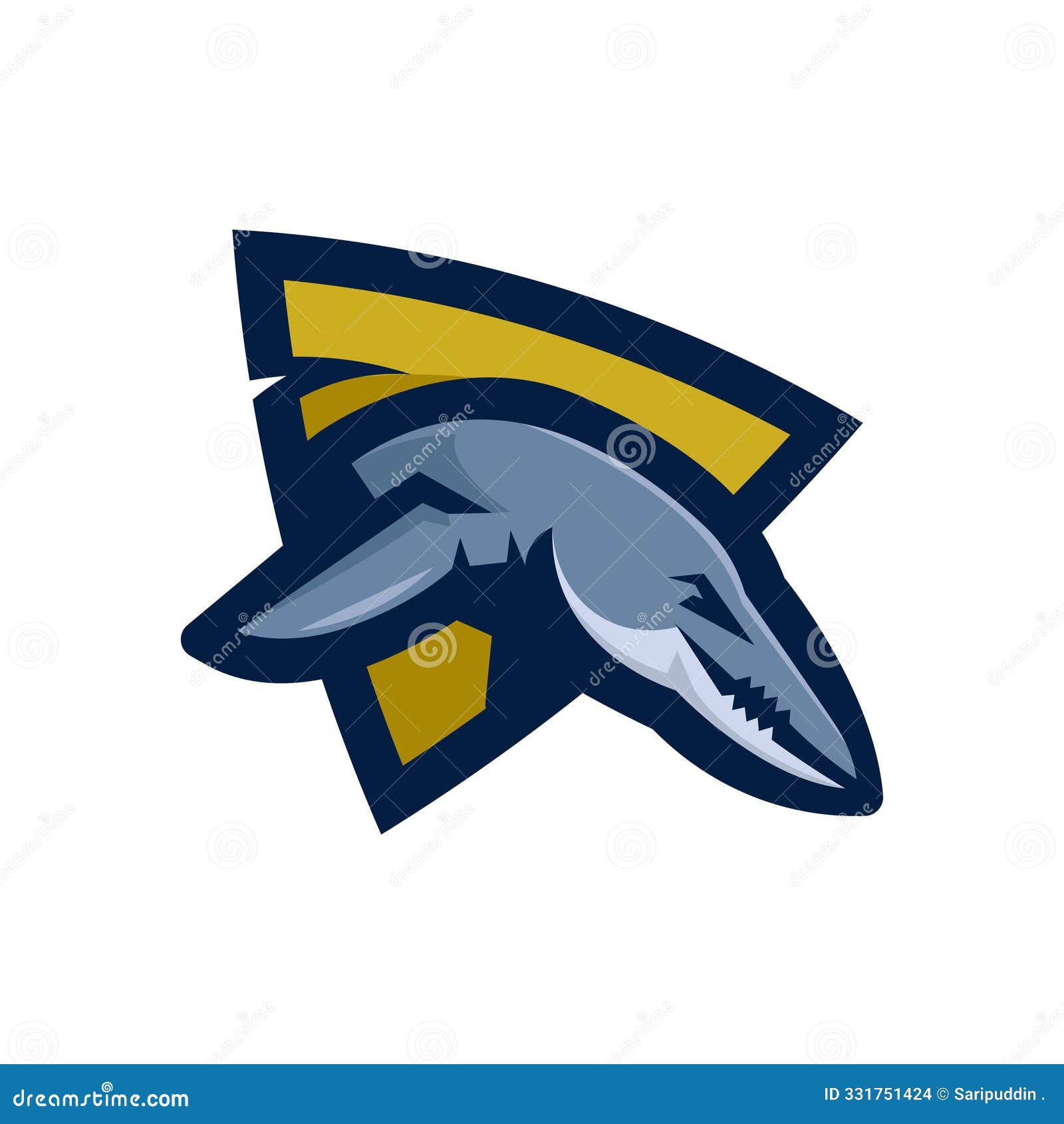 Mosasaurus Mascot Logo For Team Vector Illustration | CartoonDealer.com ...