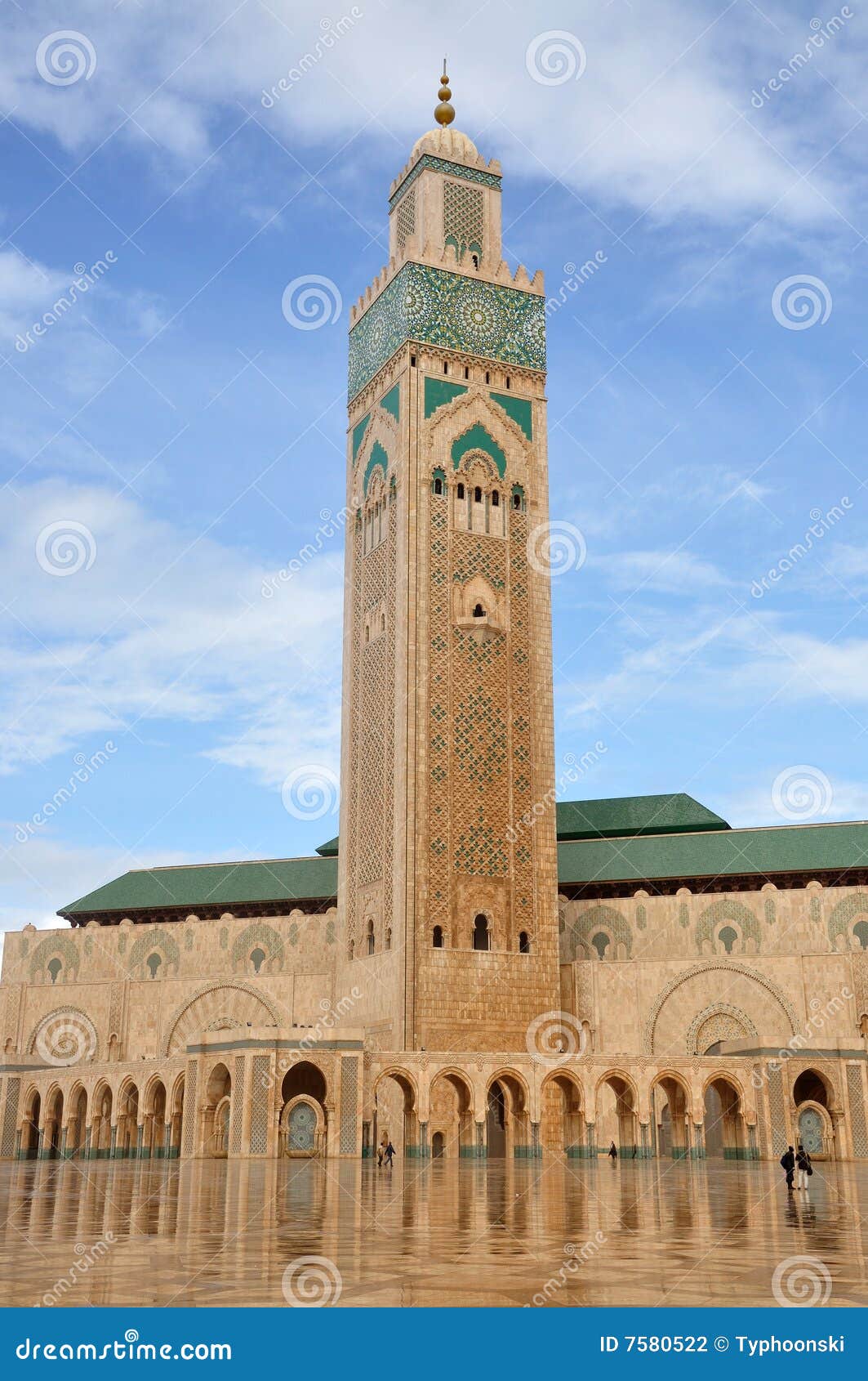 Moschea Del Hassan II a Casablanca Fotografia Stock - Immagine di ...