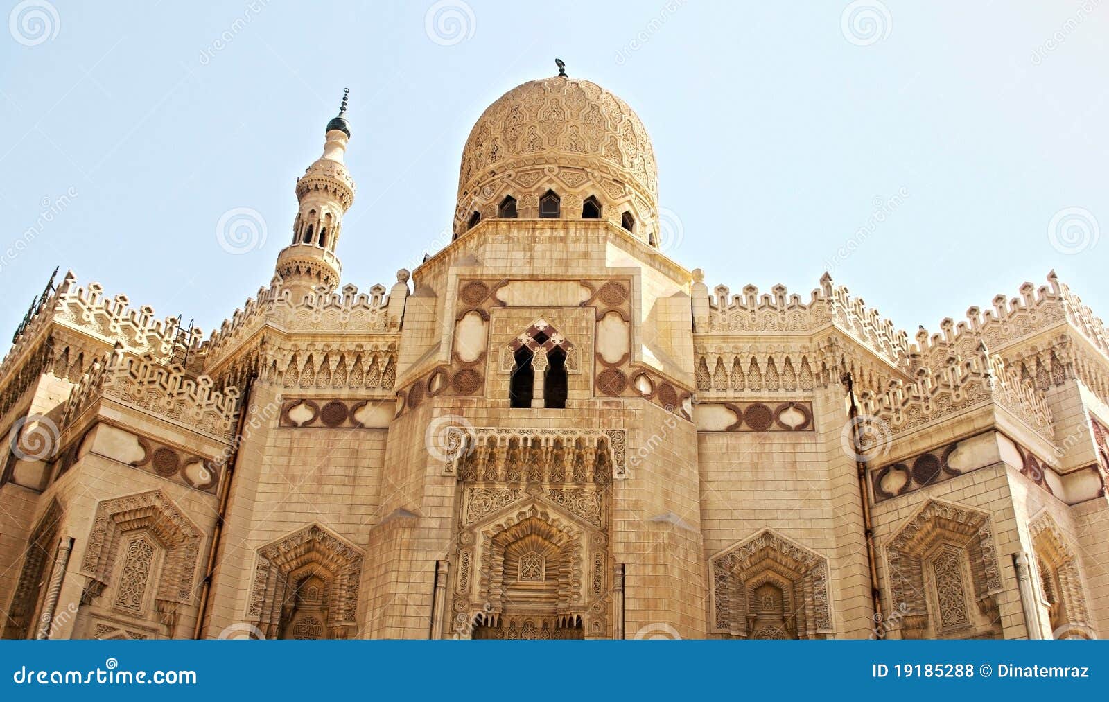Moschea Di EL-Mursi Abul-Abbas Fotografia Stock - Immagine di mezzaluna ...