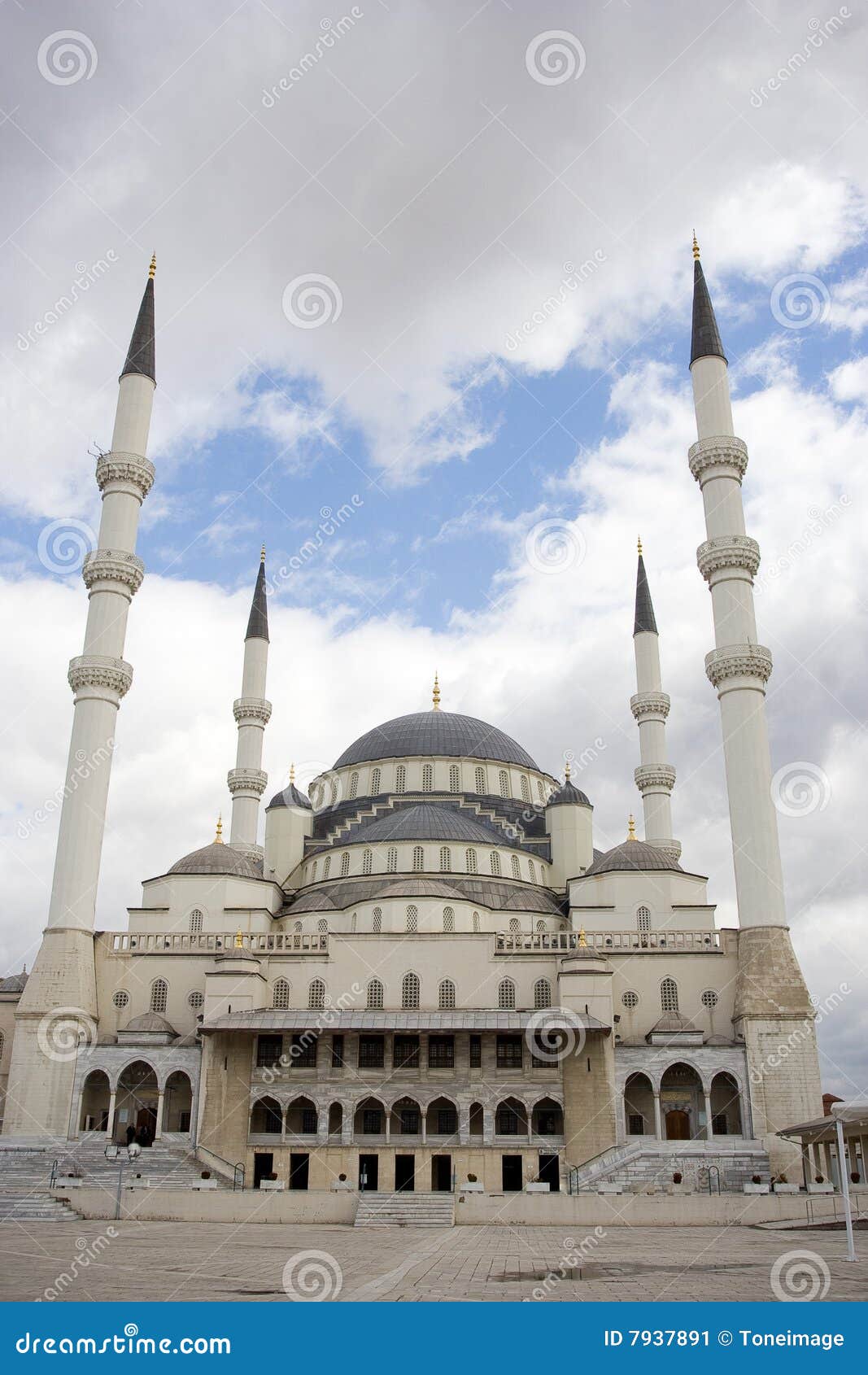 Moschea Di Kocatepe, Ankara, Turchia Immagine Stock - Immagine di ...