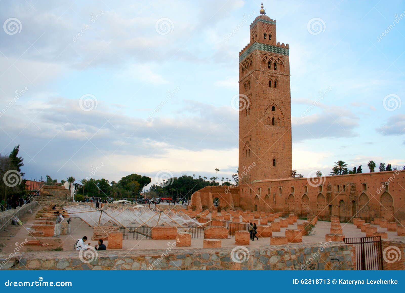 Moschea Di Koutoubia, Marrakesh, Marocco Fotografia Stock Editoriale ...