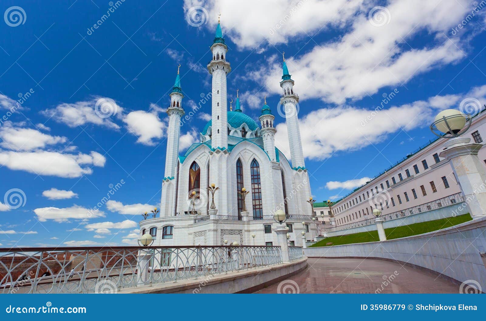 Moschea Di Qol Sharif a Kazan Immagine Stock - Immagine di struttura ...