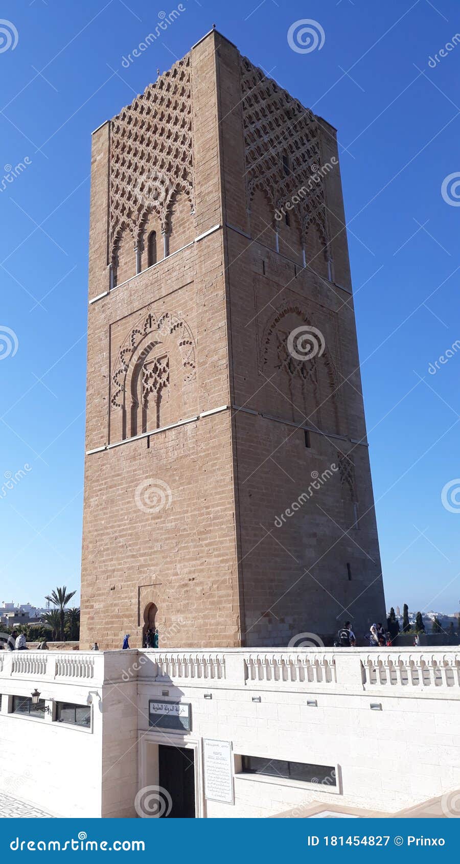 Moschea Hassan, Monumento a Rabat Marocco Immagine Stock - Immagine di ...