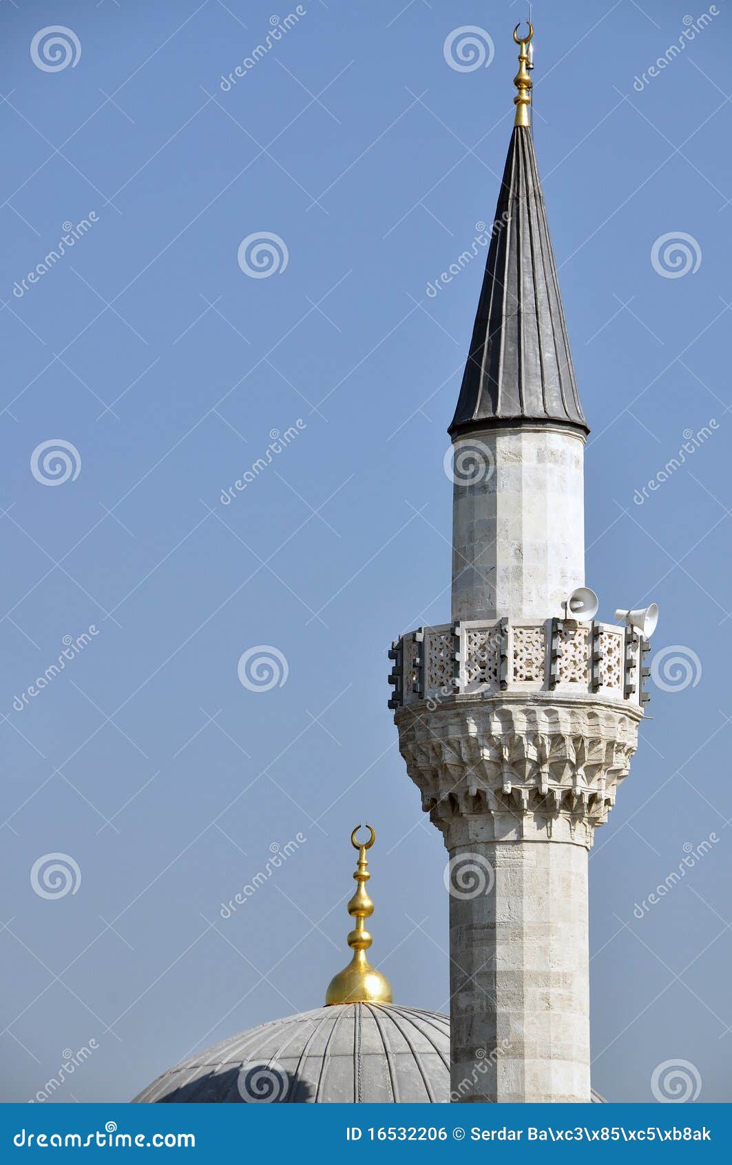 Moschea, minareto fotografia stock. Immagine di santo - 16532206
