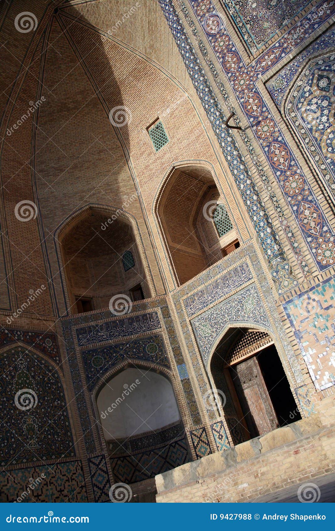 Moschee stockfoto. Bild von samarkand, osten, antike, moschee - 9427988