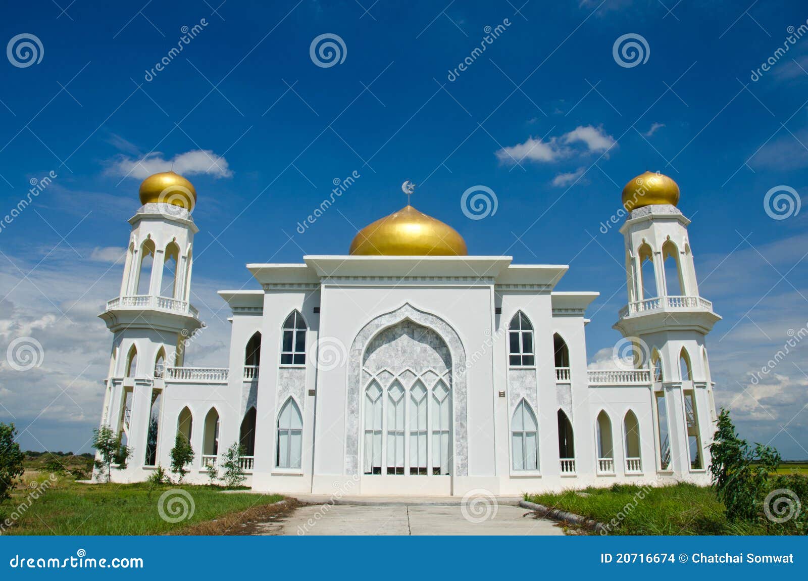 Moschee des Islams. stockfoto. Bild von religion, asien - 20716674