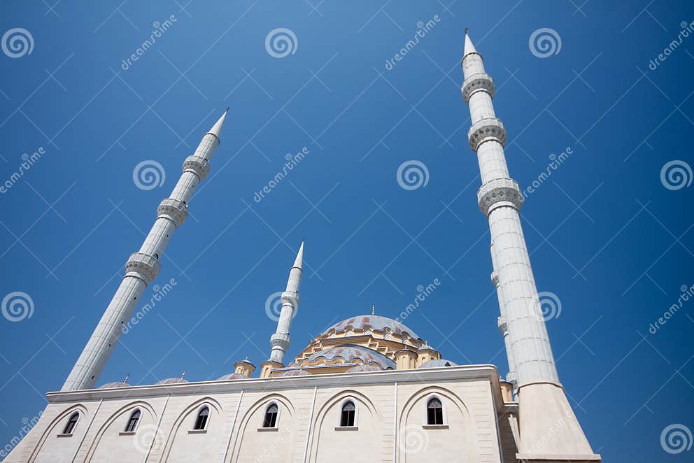 Moschee in Manavgat stockbild. Bild von mohamed, arabisch - 15335365