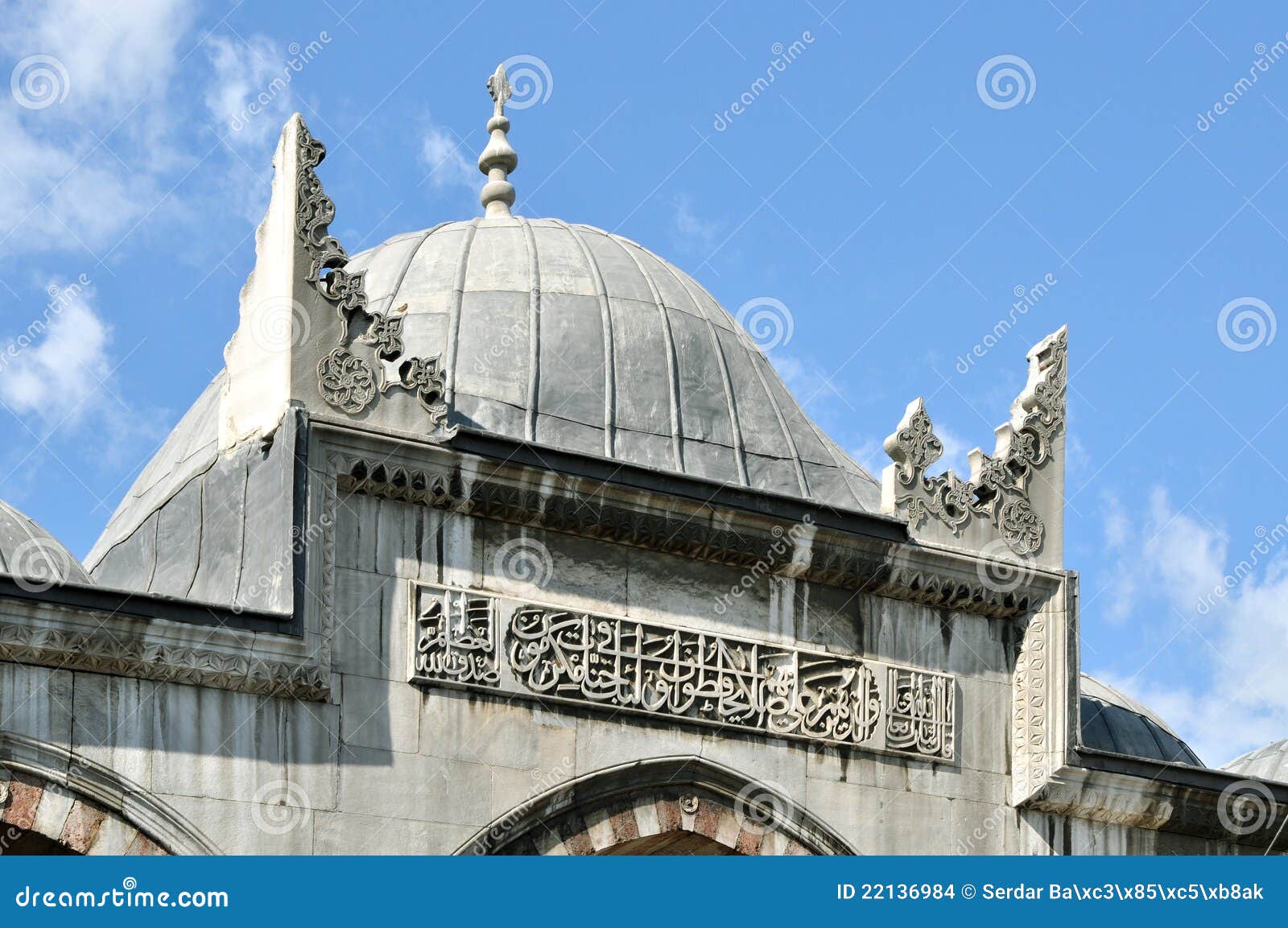 Moschee, Minarett stockfoto. Bild von barock, anspornen - 22136984