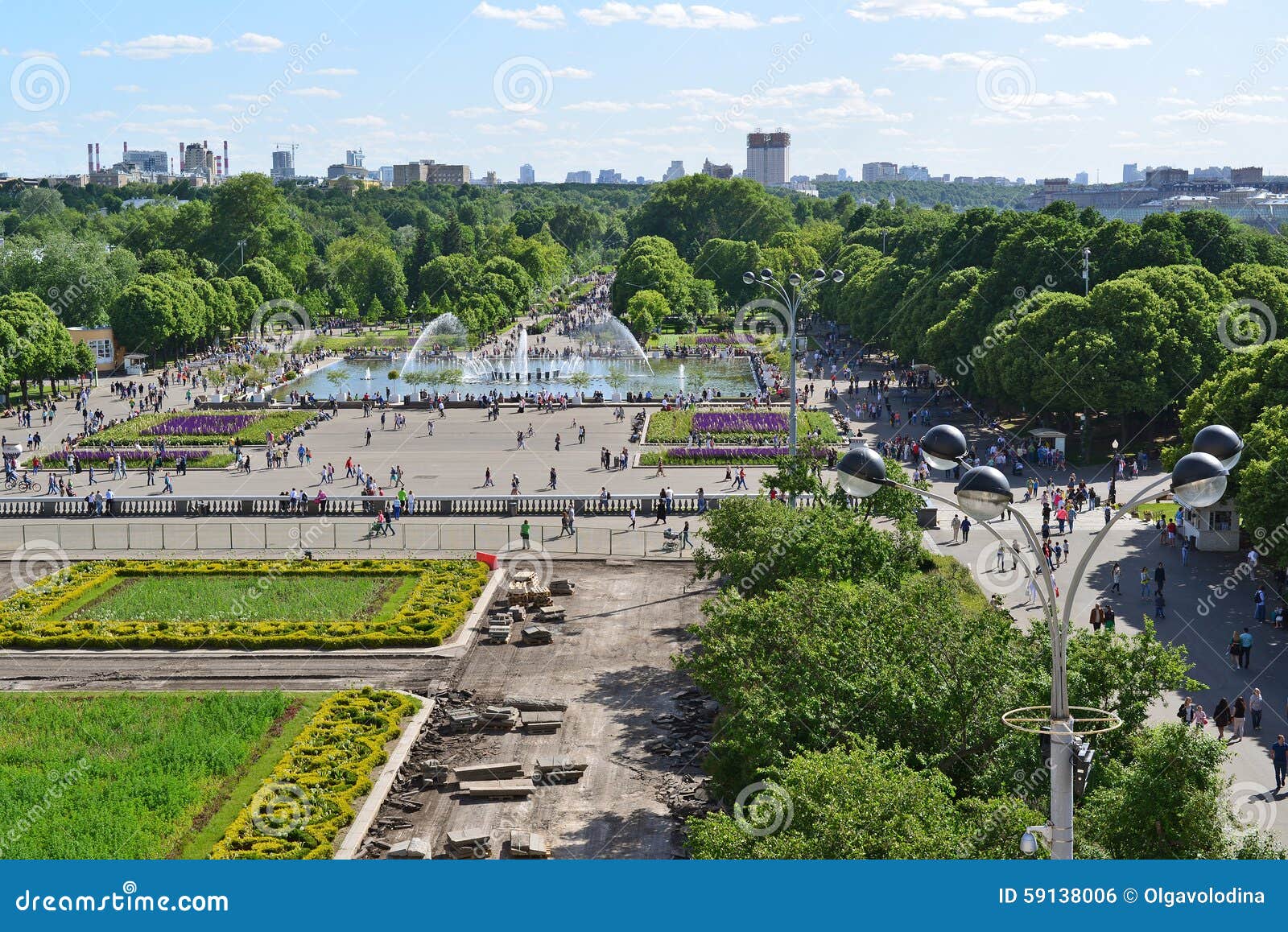 MOSCOU, RUSSIE - 26 06 2015 Parc De Gorki - Central Photo éditorial ...