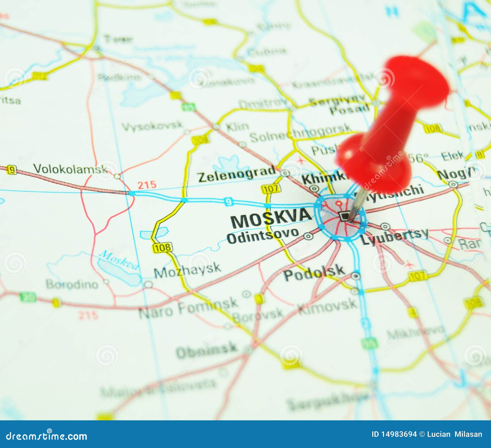 Moscovo no mapa foto de stock. Imagem de turismo, aeroporto - 14983694