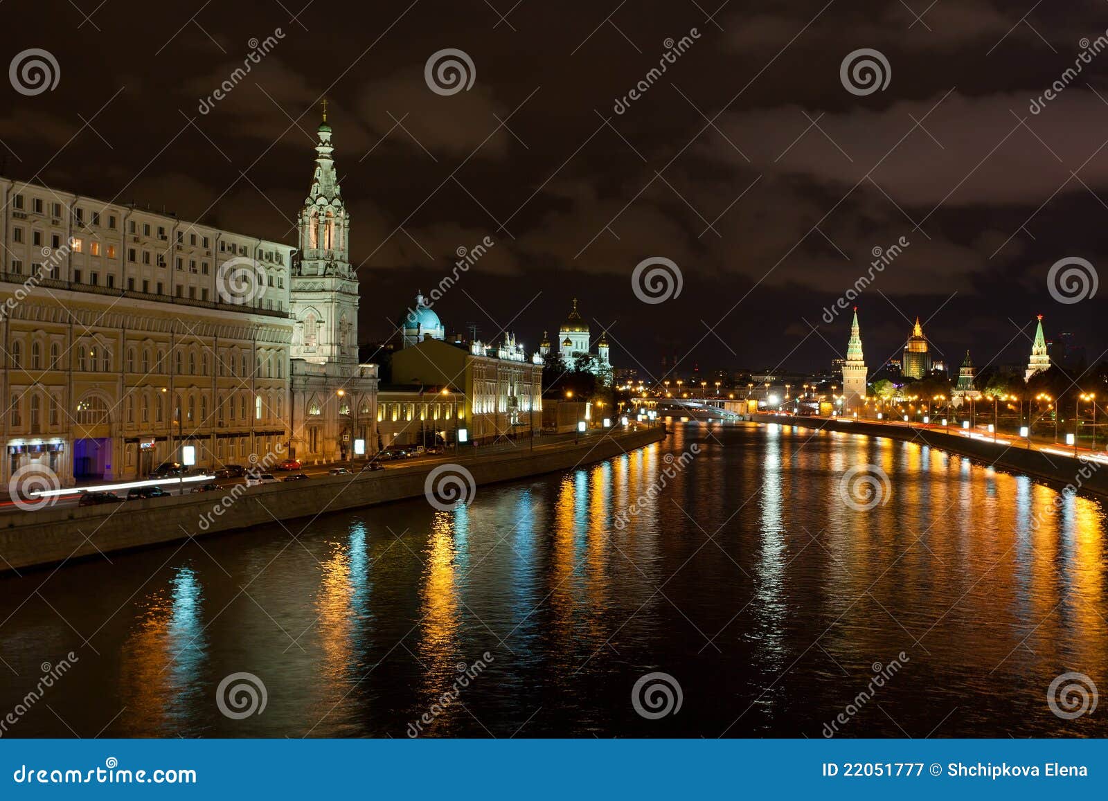 Moscow stock image. Image of center, place, night, scene - 22051777