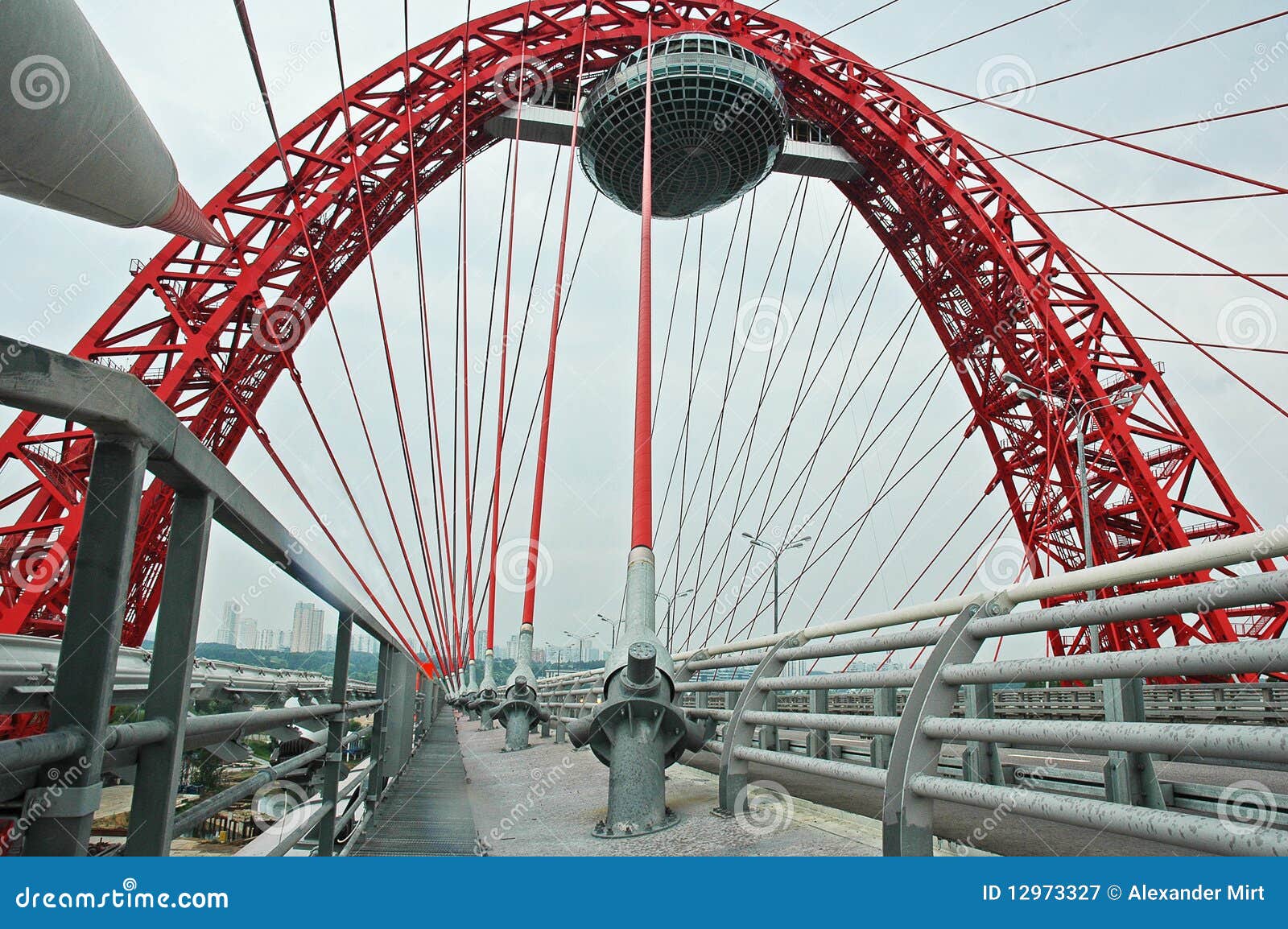 Moscow Bridges Falling Down Stock Image - Image of rain, metal: 12973327