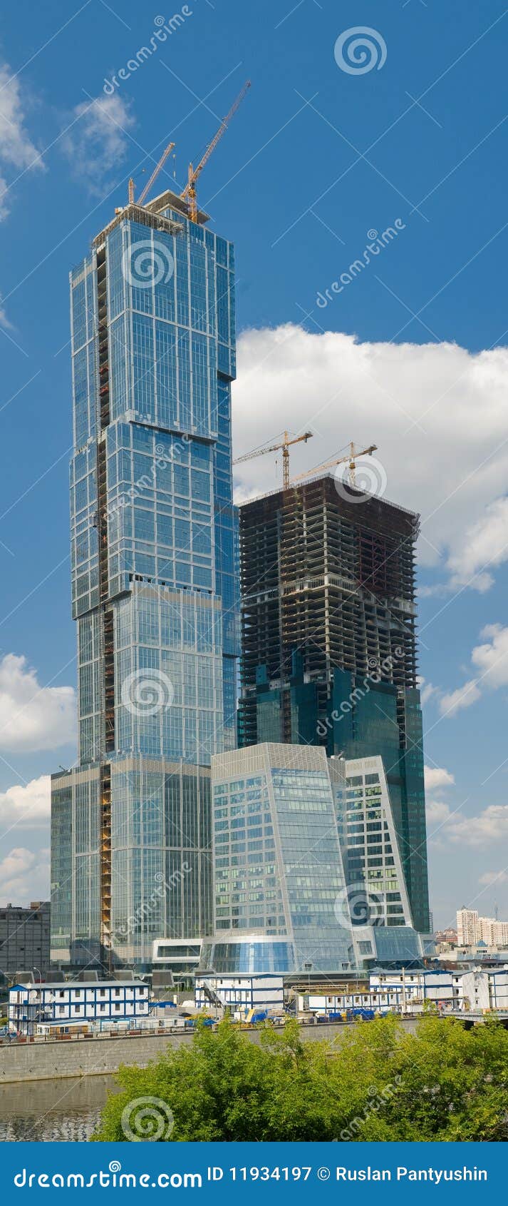 Moscow. Business center stock image. Image of skyscraper - 11934197