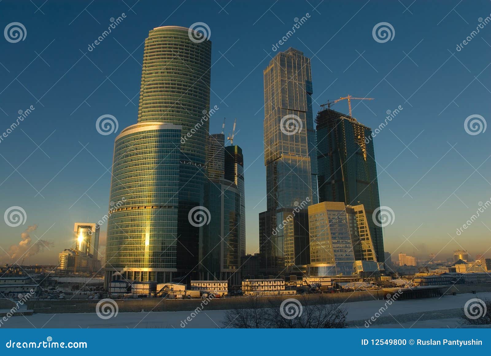 Moscow business center stock photo. Image of city, center - 12549800