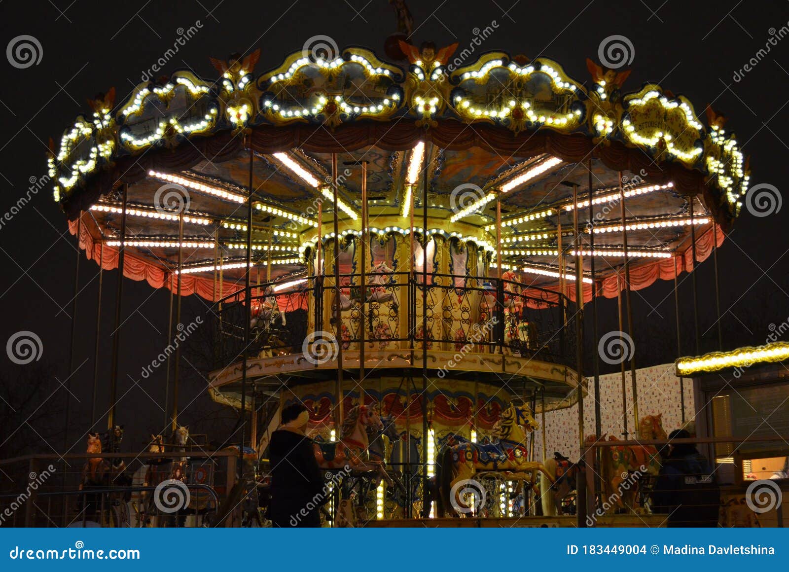 Moscow carousel photo stock photo. Image of tour, sculpture - 183449004