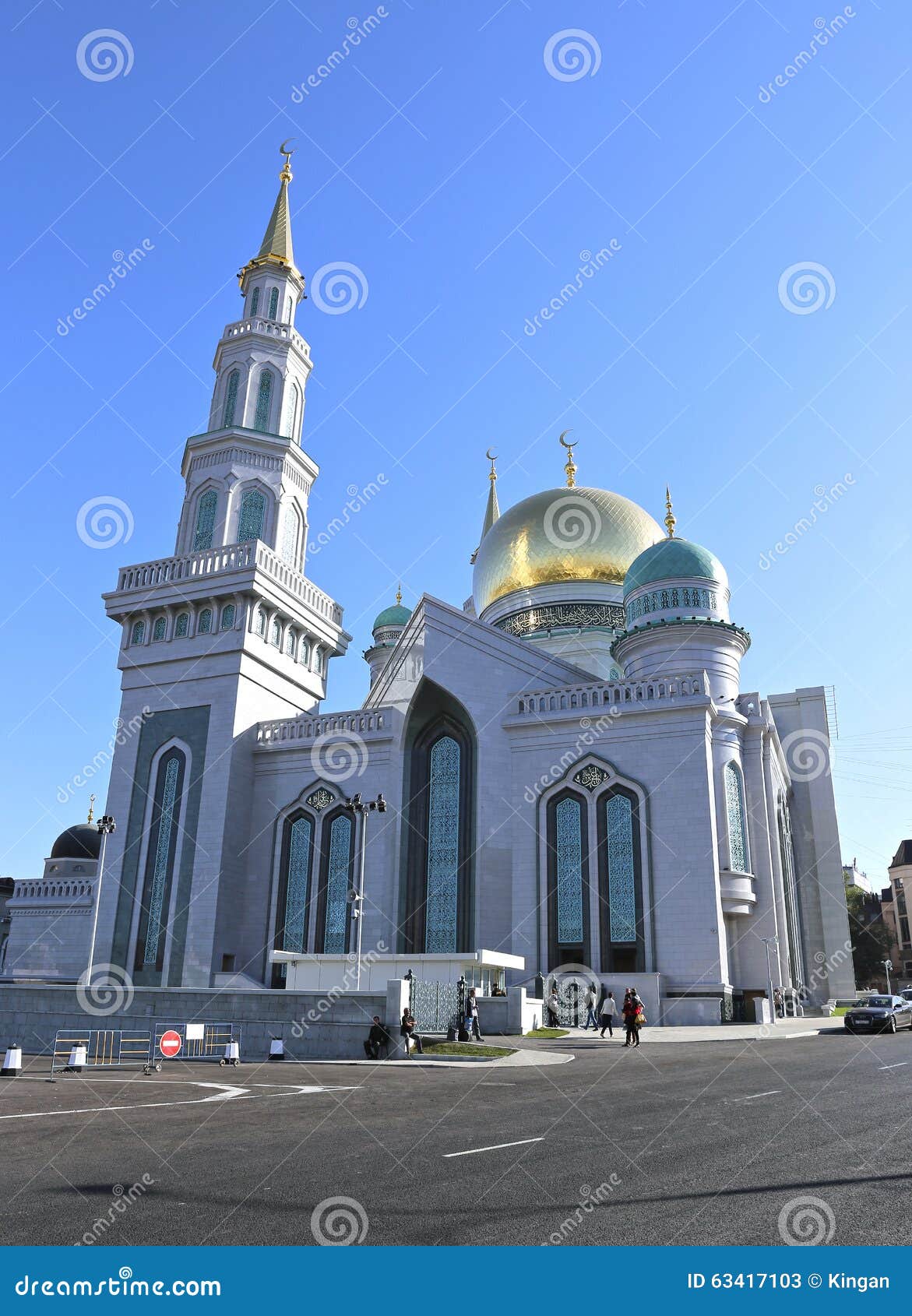 Moscow Cathedral Mosque Editorial Stock Photo - Image: 63417103