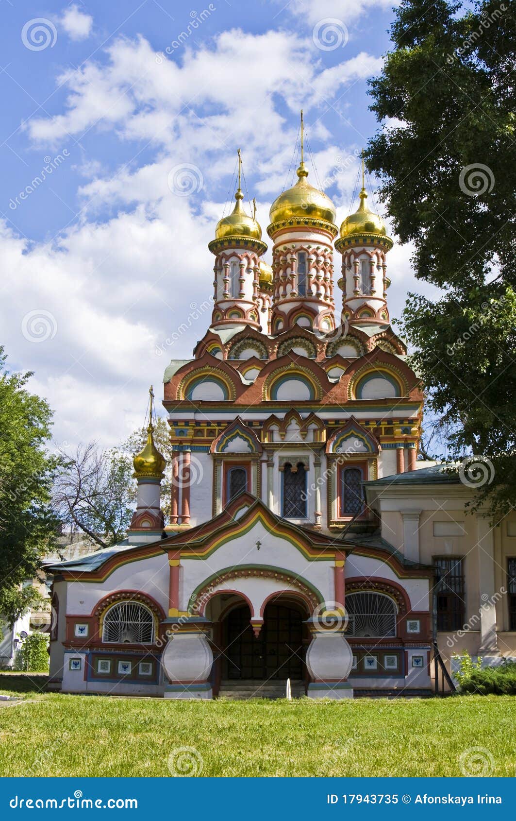 Moscow. Church Of All Saints. Royalty-Free Stock Photography ...