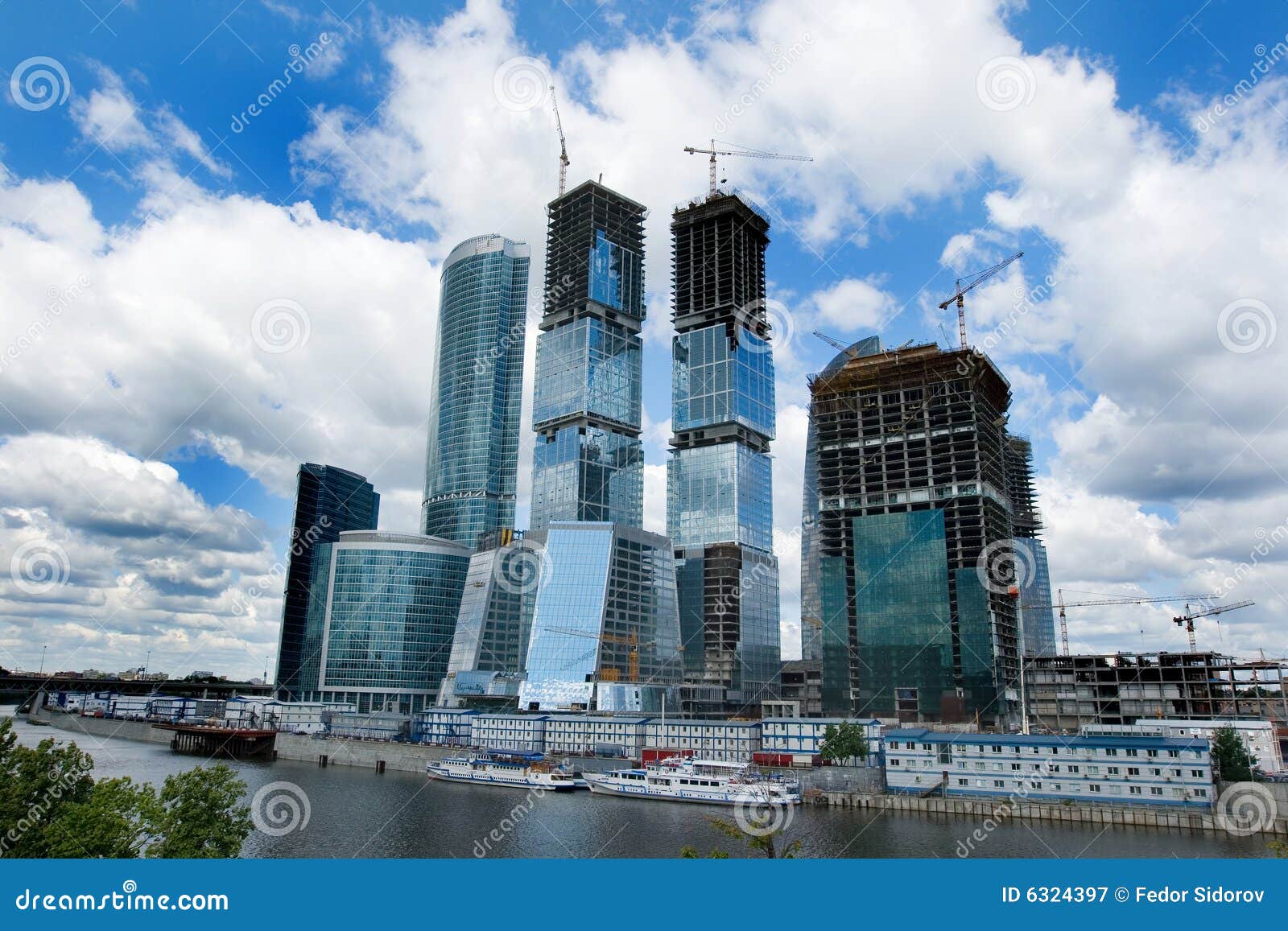 Moscow City 2 stock image. Image of huge, achieve, condos - 6324397