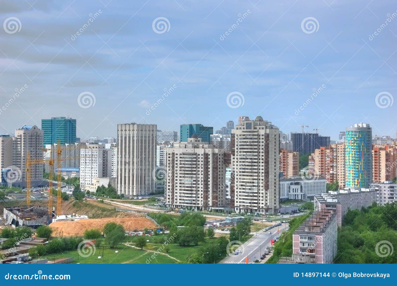 Moscow city landscape stock photo. Image of moscow, landscape - 14897144