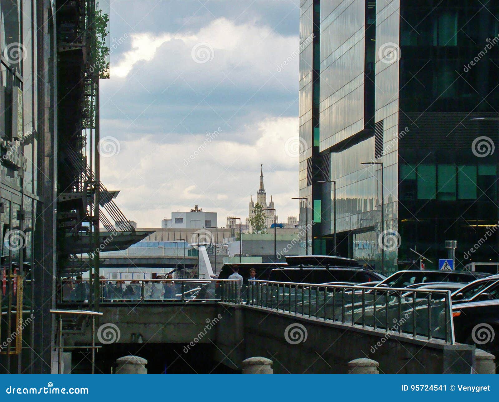 Moscow-city Modern Architecture Editorial Photo - Image of tower ...