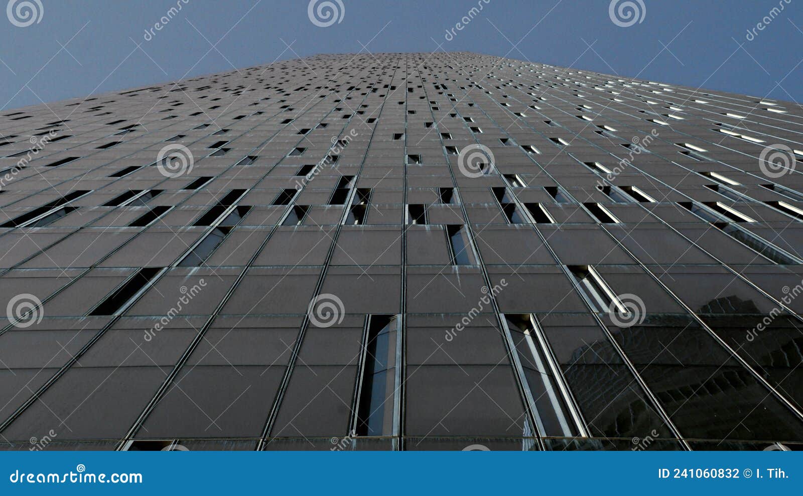Moscow City. OKO Tower from Below. Stock Photo - Image of distance ...