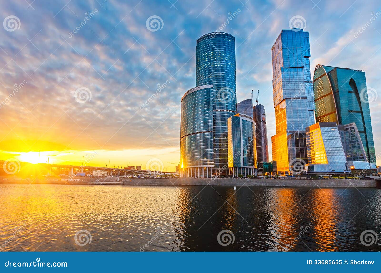 Moscow City stock image. Image of metropolis, moscow - 33685665