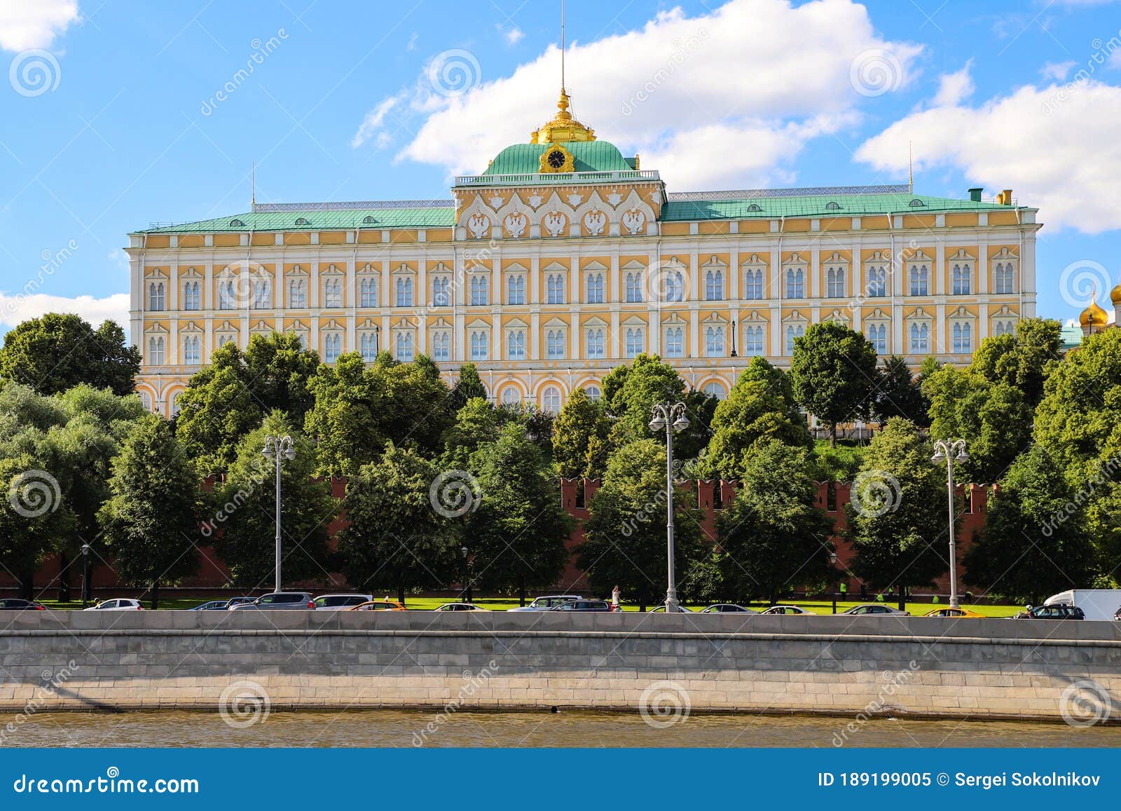 Moscow, Grand Kremlin Palace Stock Image - Image of palace, historical ...