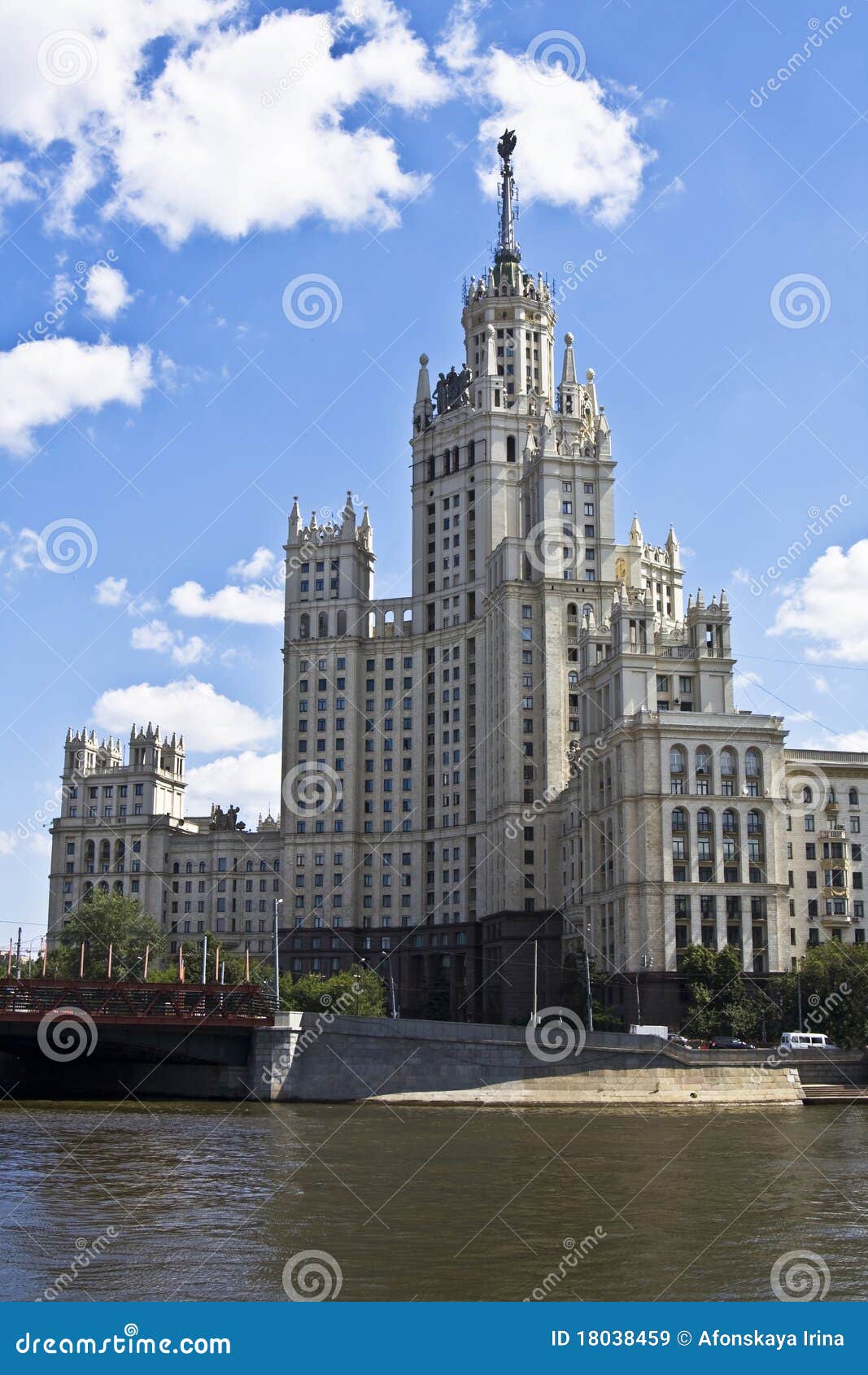 Moscow, high-rise building stock image. Image of building - 18038459
