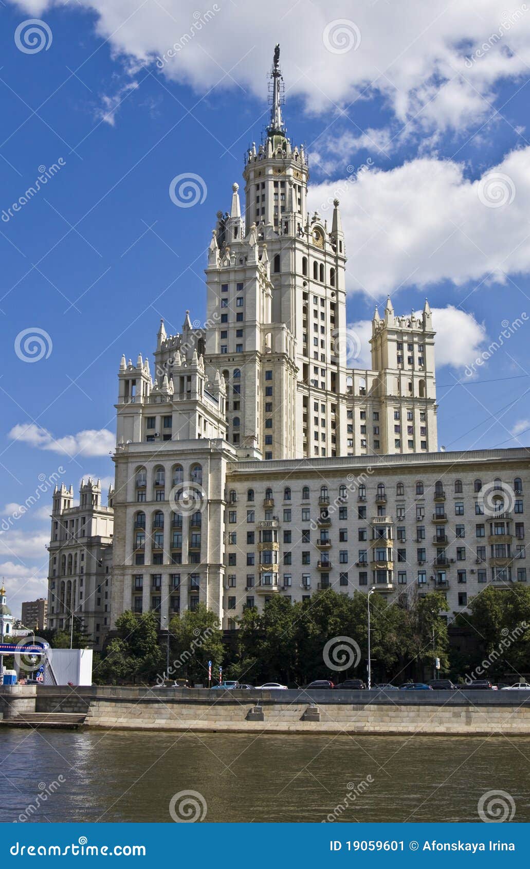 Moscow, high-rise building stock image. Image of city - 19059601