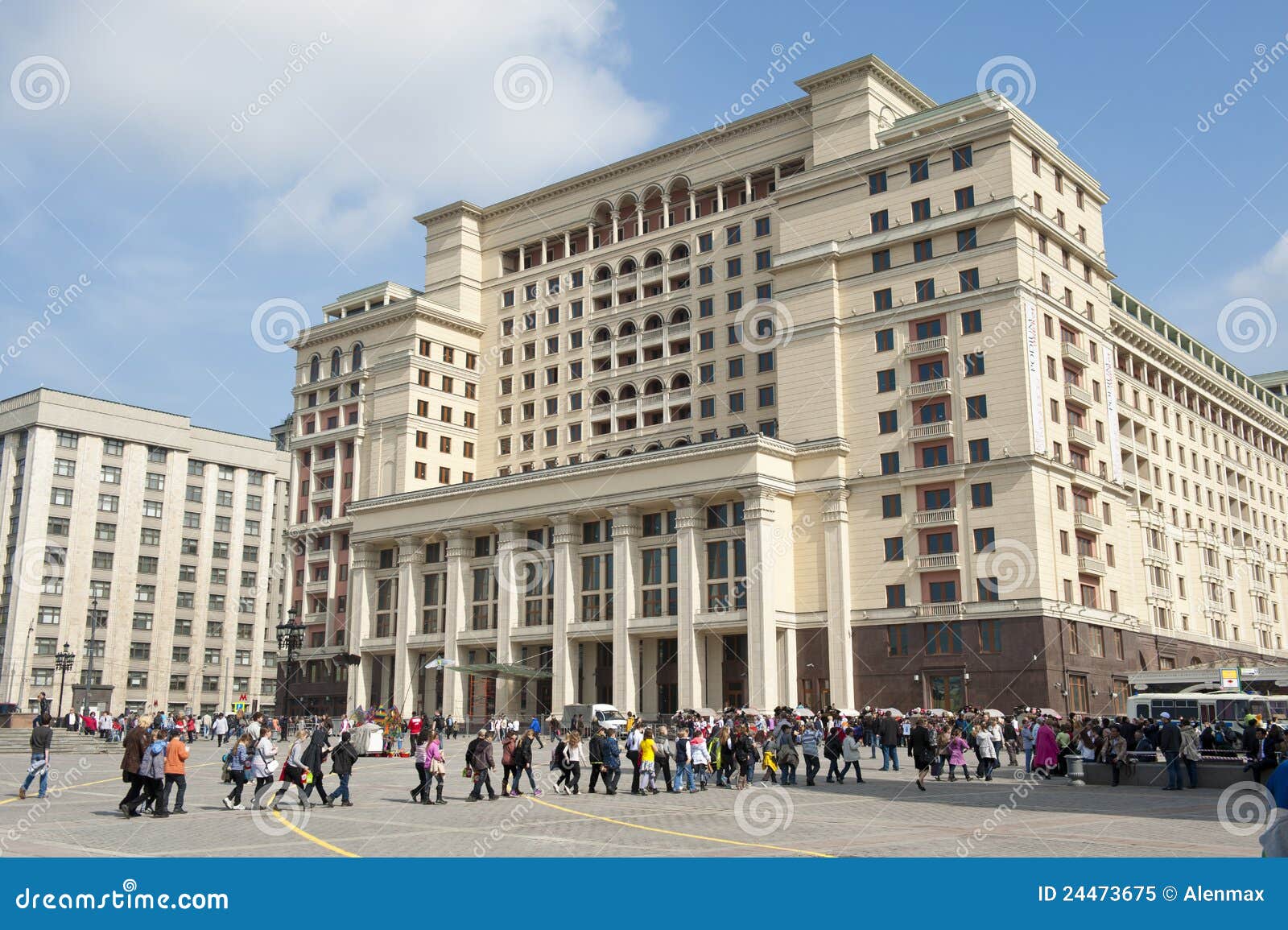 Moscow hotel editorial image. Image of building, balconies - 24473675