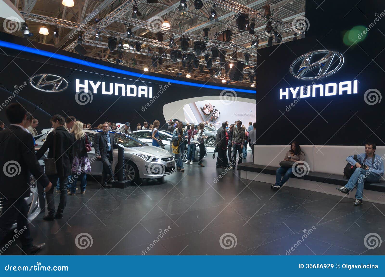 Moscow International Motor Show 2012 Editorial Stock Image - Image of ...