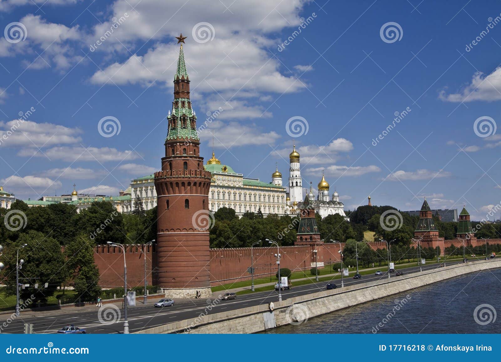Moscow, Kremlin stock photo. Image of fort, architecture - 17716218