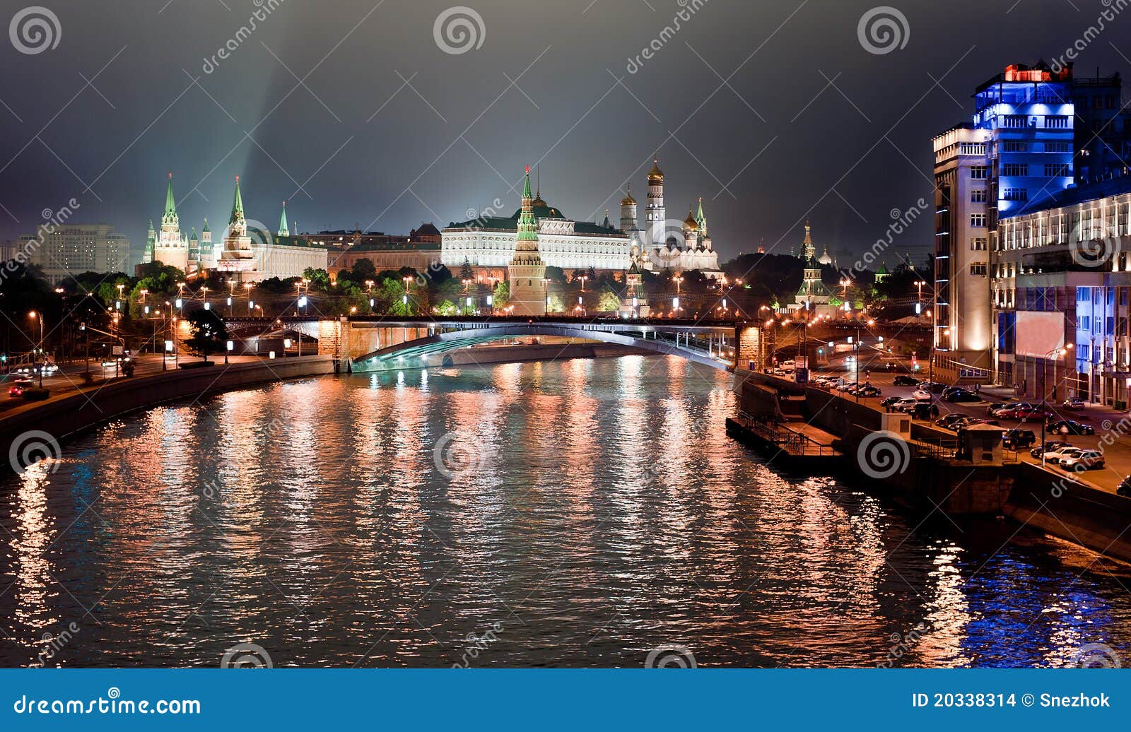 Moscow Kremlin stock photo. Image of russia, waves, light - 20338314