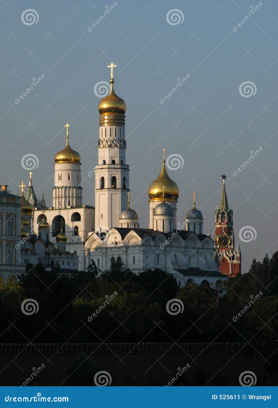 Moscow Kremlin stock image. Image of golden, empire, aureate - 525611