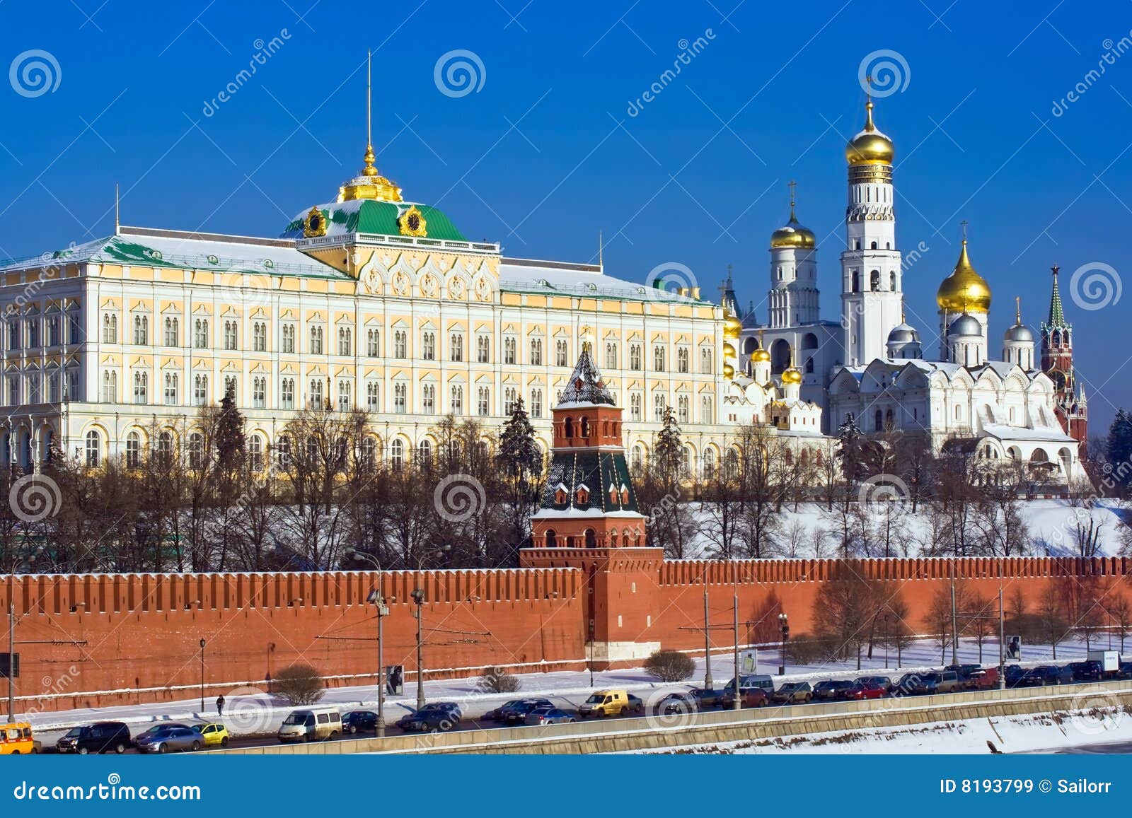 Moscow Kremlin stock image. Image of evening, architectural - 8193799