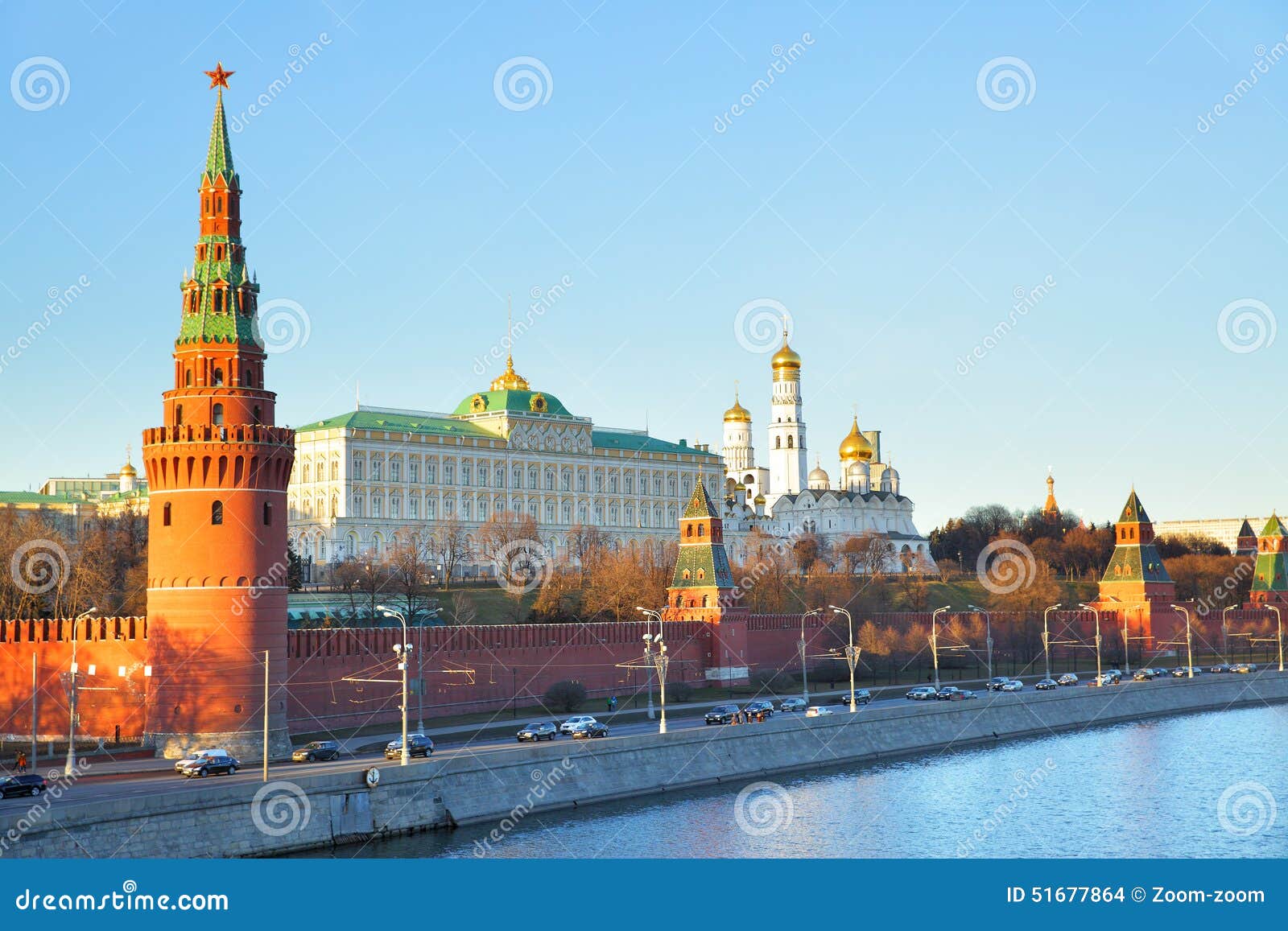 The Moscow Kremlin stock photo. Image of dusk, orthodox - 51677864
