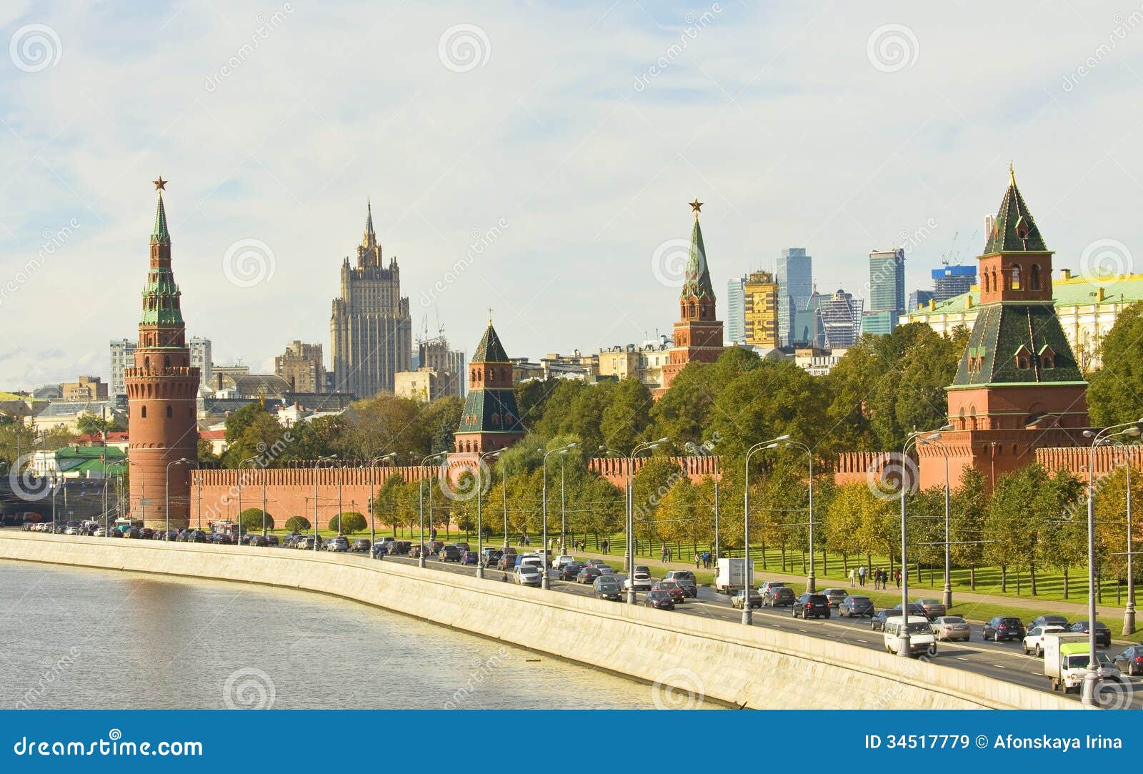 Moscow, Kremlin stock image. Image of landmark, moscow - 34517779
