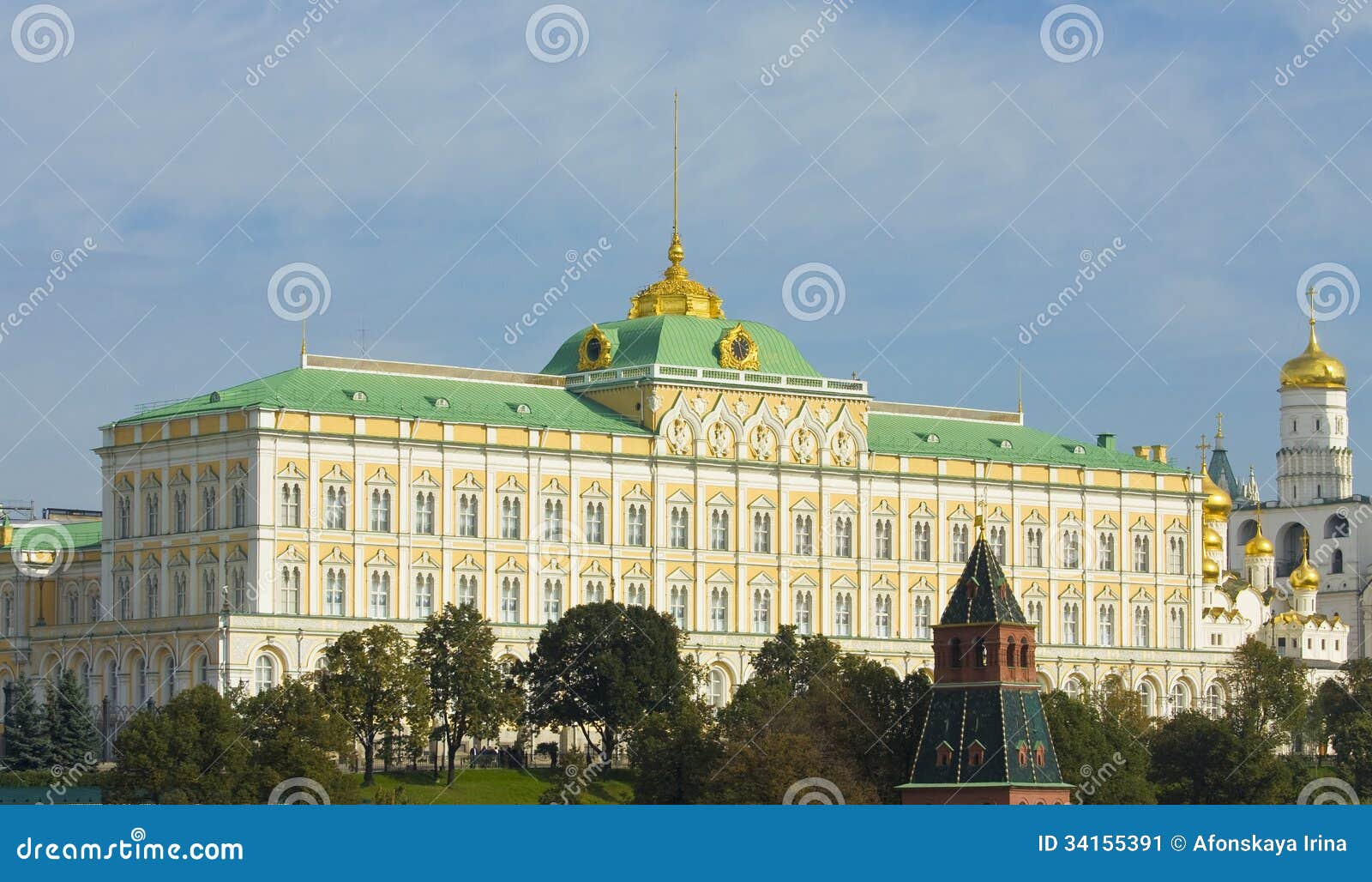 Moscow, Kremlin palace stock image. Image of architecture - 34155391