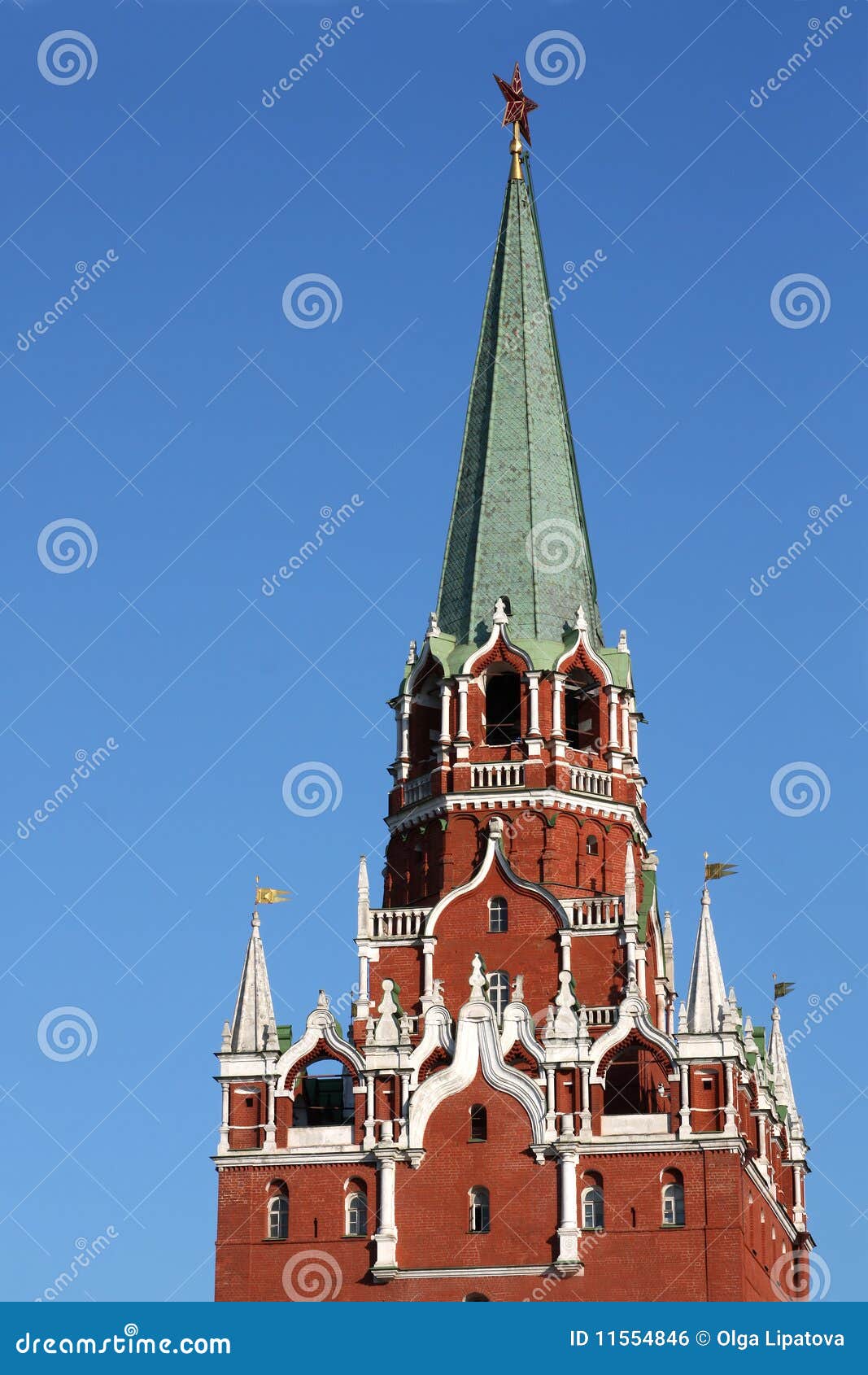 Moscow Kremlin, Russia stock photo. Image of scene, spire - 11554846