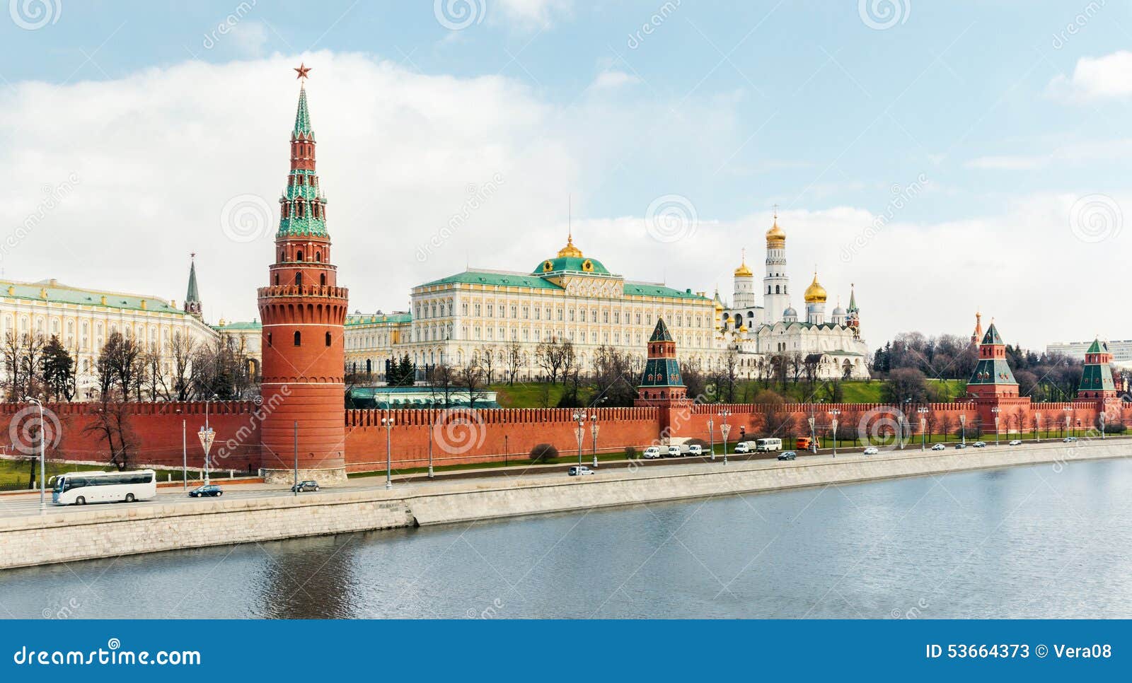 Moscow Kremlin stock image. Image of kremlin, skyline - 53664373