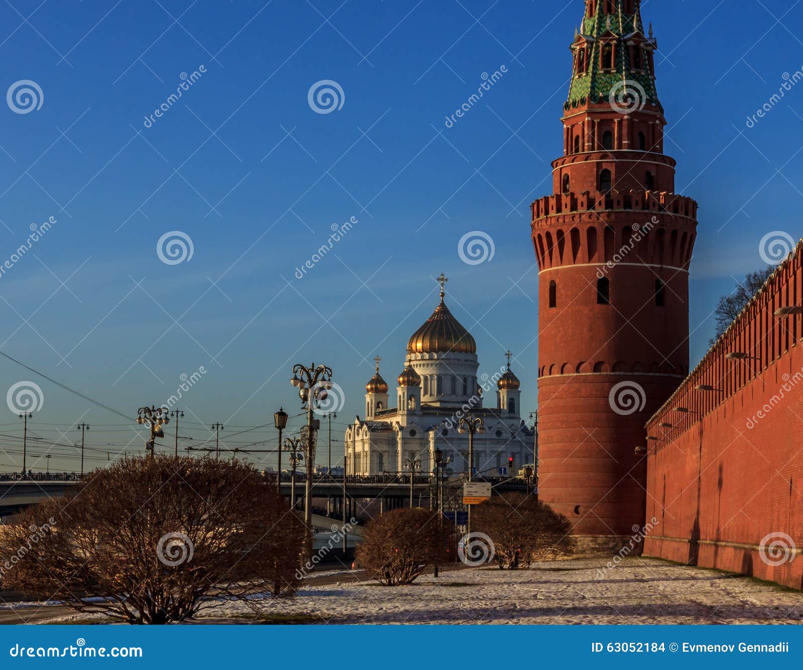 The Moscow Kremlin editorial stock image. Image of fortress - 63052184