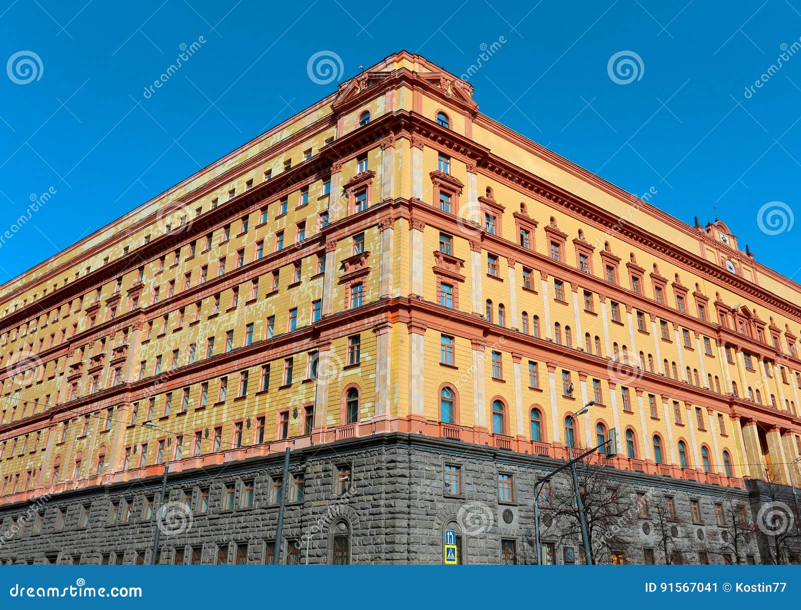 Moscow on Lubyanka stock image. Image of church, committee - 91567041