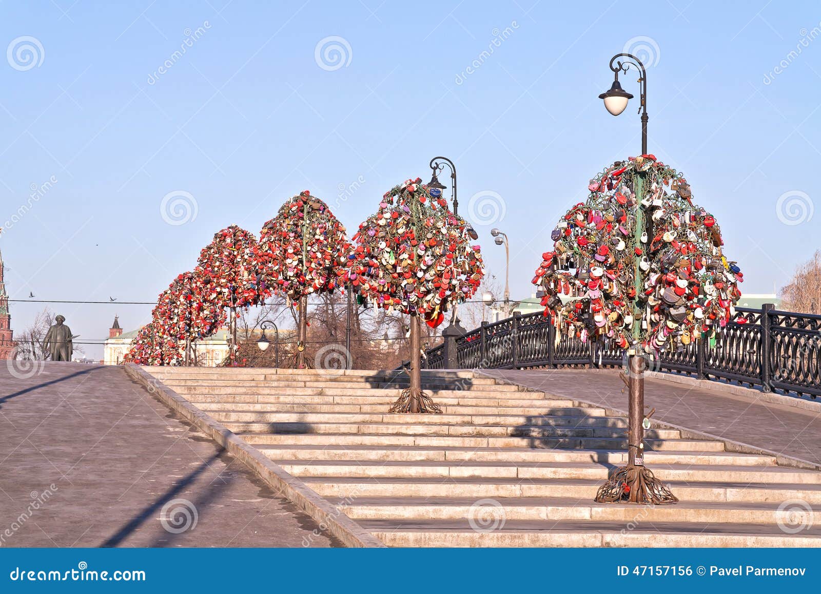 Moscow. Luzhkov is a Bridge Stock Photo - Image of outdoors, couple ...